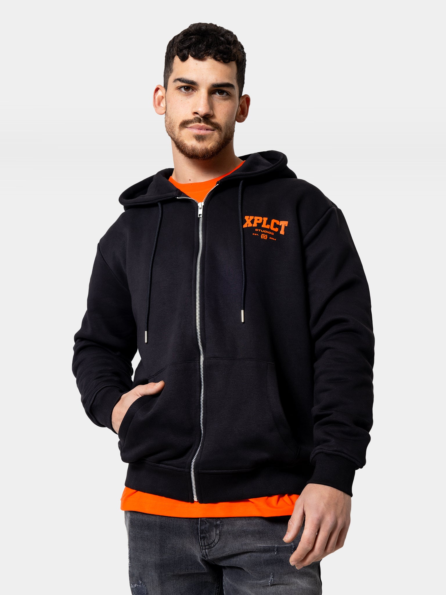 Community Vest | Black/Orange – XPLCT STUDIOS
